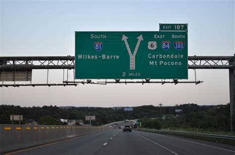 Interstate South Scranton Pennsylvania AARoads