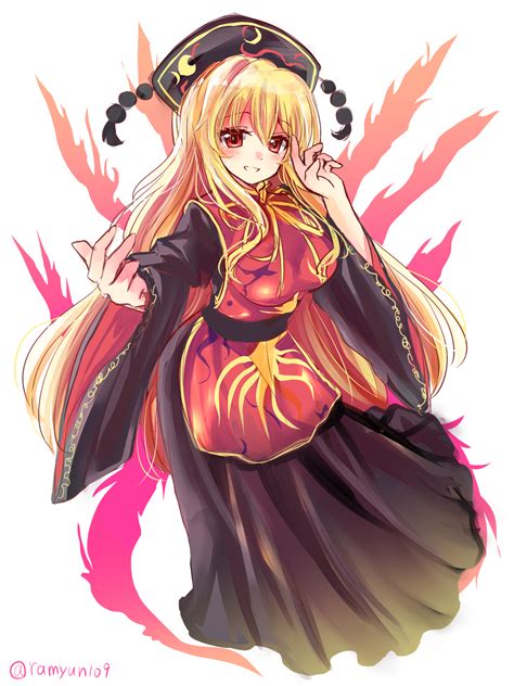 Ramudia Lamyun Junko Touhou Touhou Highres 1girl Artist Name Belt Black Belt Black