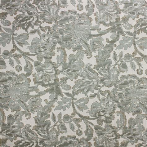 Blue Floral Upholstery Fabric Turafebre