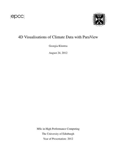 4d Visualisations Of Climate Data With Paraview Docslib