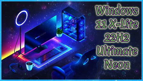 Windows X Lite Ultimate Neon Salvando PC Fraco