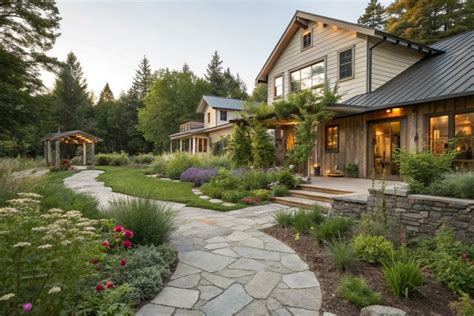 20 Inspiring Modern Farmhouse Landscaping Ideas