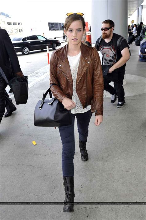 Emma Watson Street Style At Lax Airport October 2015