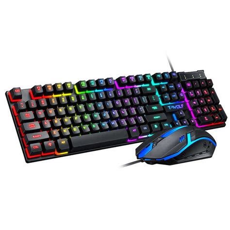 Twolf Tf200 Gaming Keyboard And Mouse Combo With Led Backlight