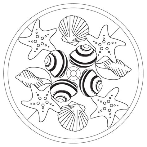 Mandalas Para Colorear En Verano