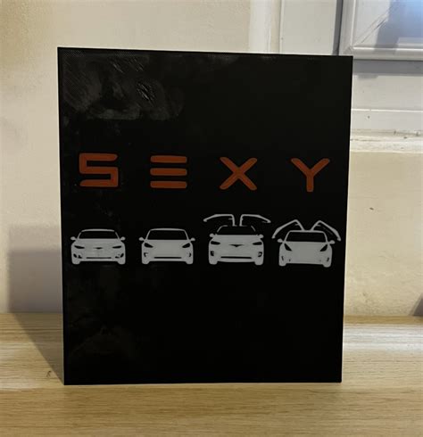 Tesla Sexy Art By Cedg Makerworld