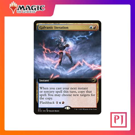 [mtg] Galvanic Iteration Extended Art [clu] [multi] [rare] [normal] [eng] Magic Card Magic