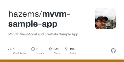Github Hazemsmvvm Sample App Mvvm Viewmodel And Livedata Sample App