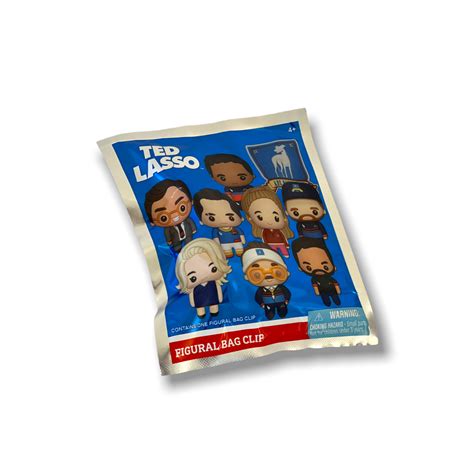 Talisman And Co Ted Lasso Surprise Bag Keychain Figures
