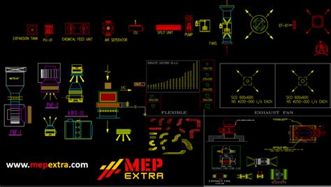 Download Autocad Hvac Blocks Mep Extra
