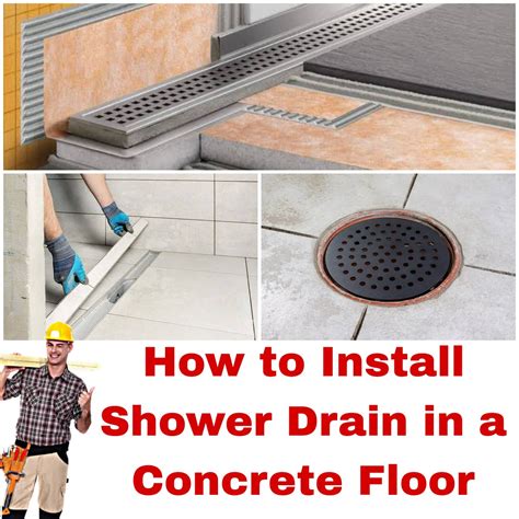 Shower Drain In Concrete