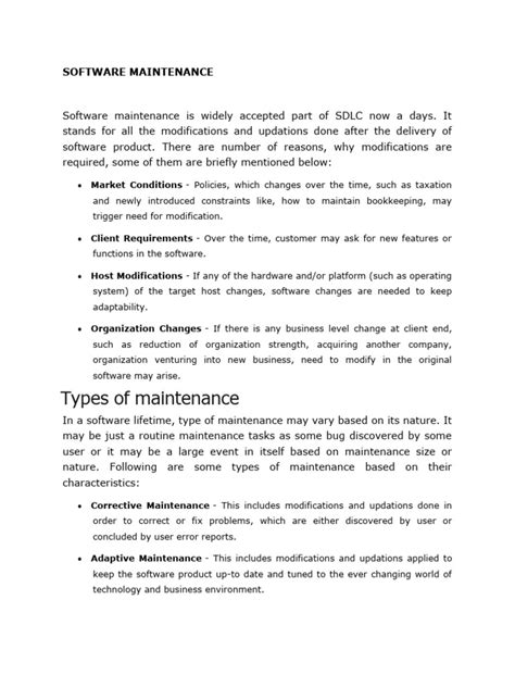 Software Maintenance Pdf