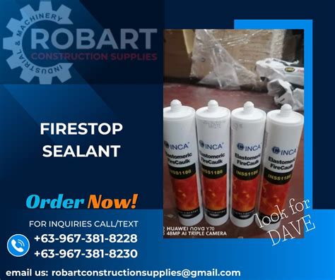 Firestop Sealant Commercial And Industrial Construction Tools