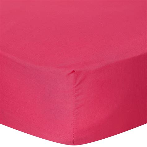 Microfibre Fitted Sheet Queen Assorted Colours Edura