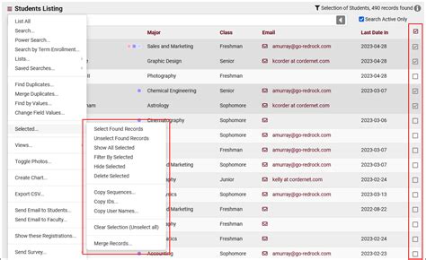Traccloud Listing Selection Tool Redrock Wiki