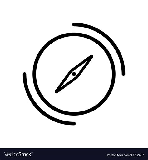 Simple Black Compass