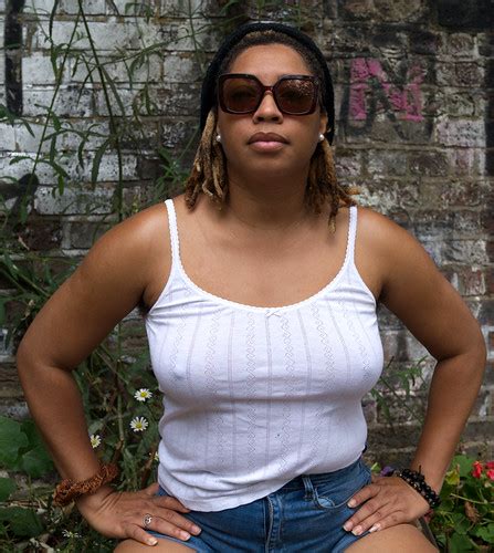 Dsc6203a Alesha Jamaican Fashion Model In Cut Off Denim B Flickr