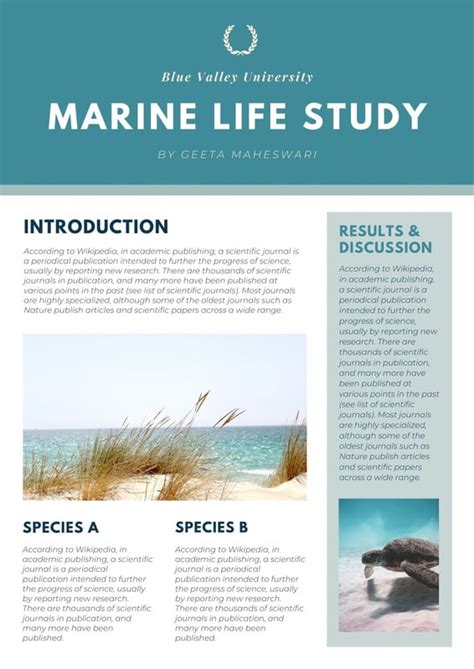 Free Editable Printable Science Poster Templates Canva