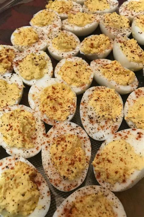 Alton Brown Deviled Eggs Recipe Delish Sides