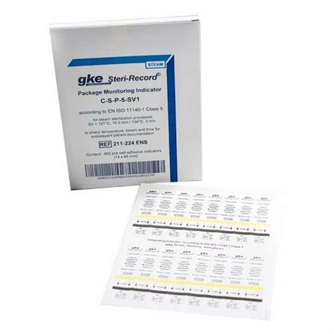 Class 5 Steam Indicator At ₹ 10piece Chemical Indicator In Bhopal