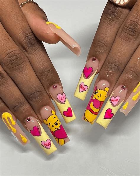 32 Adorable Winnie The Pooh Nail Designs The Beauty Pursuit