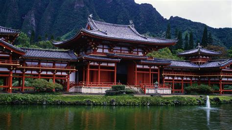 Temple Japan Landscape Wallpaper Preview