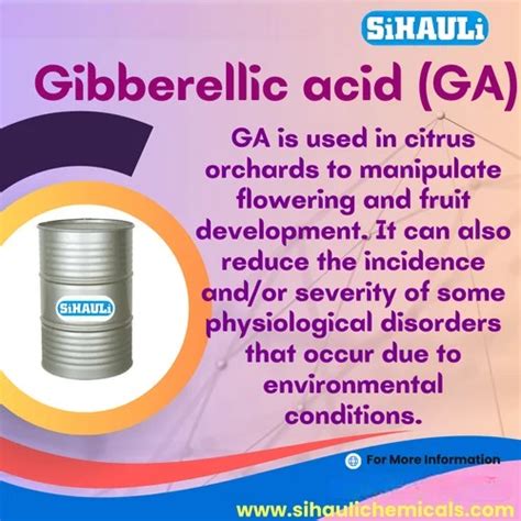 Gibberellic Acid Manufacturers Suppliers Exporters From Vasai Mumbai