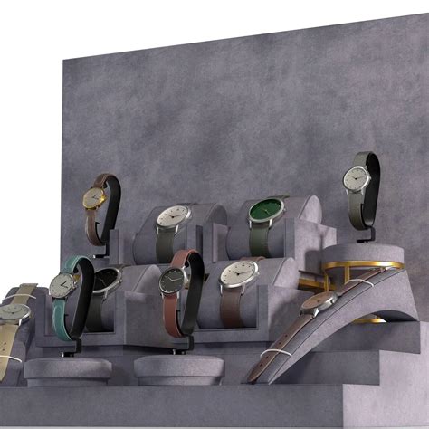 Custom Luxury Watch Window Display Expositores De Reloj Watchstand