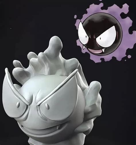 鬼斯《宝可梦》（高精度模型） By 魔猴精品 3d打印模型文件3d模型库 免费平价 魔猴网