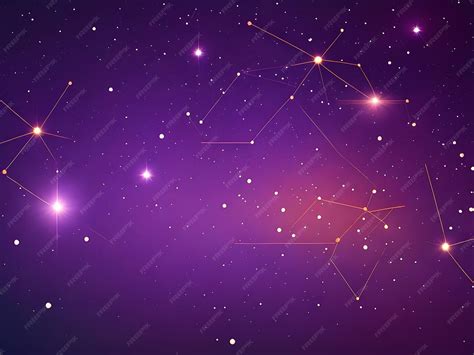 Premium Ai Image Gradient Abstract Constellation Background Wall