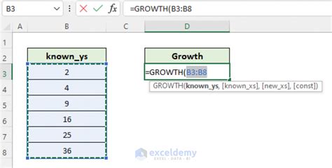 How To Use The Exponential Growth Formula In Excel 2 Methods