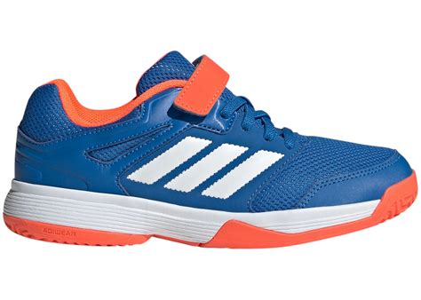 Adidas Speedcourt Indoor Bright Royal Cloud White Team Solar Orange Gs