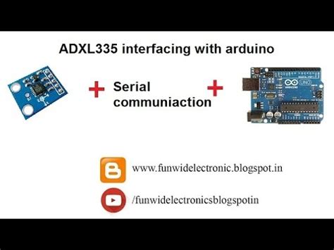 How to interface ADXL335 with arduino uno | Fun with electronics - YouTube