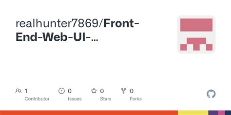 Github Realhunter7869front End Web Ui Frameworks And Tools Bootstrap 4