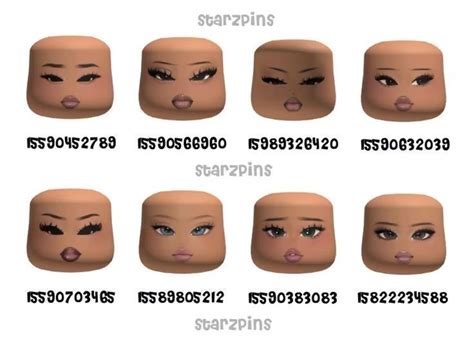 𝘧𝘢𝘤𝘦 𝘤𝘰𝘥𝘦𝘴 𝘐𝘣 𝘚𝘵𝘢𝘳𝘻𝘱𝘪𝘯𝘴 ꒱ Barry Avenue Codes For Face Berry