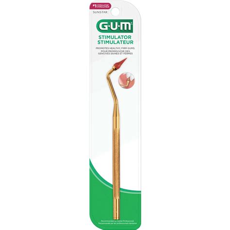 Gum Stimulator Permanent Handle And Rubber Tip For Healthy Gums