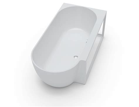 Ebb 1660mm Corner Shower Bath Waters Baths