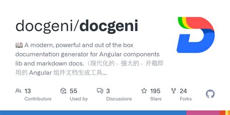 Github Docgeni Docgeni A Modern Powerful And Out Of The Box
