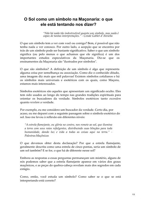 The Sun As A Symbol In Freemasonry What Is It Trying To Tell Us