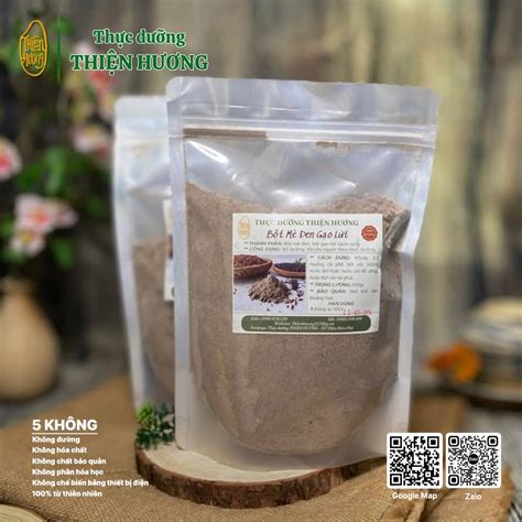 Bột Mè đen Gạo Lứt Dinh Dưỡng Công Dụng Và Cách Pha Chuẩn