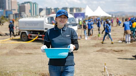 Thiess Mongolia Employees Take Part In Nationwide Tree Planting Campaign Thiess
