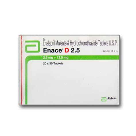 Enace D 25mg15mg Tabletabbott Fitbynet