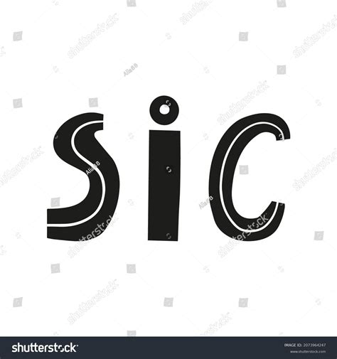 Sic Modern 속어속어는 시원하고 달콤한 것을 스톡 벡터 로열티 프리 2073964247 Shutterstock