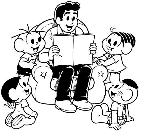 Coleção De Desenhos Da Turma Da Mônica Para Colorir Desenhos Para Colorir