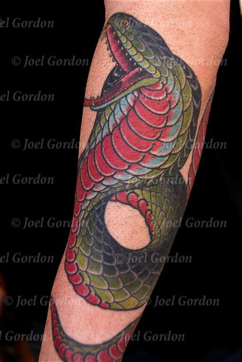 King Cobra Tattoo Joel Gordon Photography