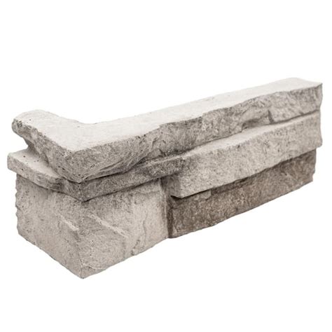 Msi Terrana Knoxville Gray Ledger Corner 10 In X 21 In Concrete Wall