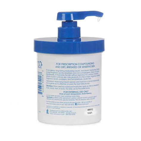 Vanicream Skin Cream 16 Oz Wpump