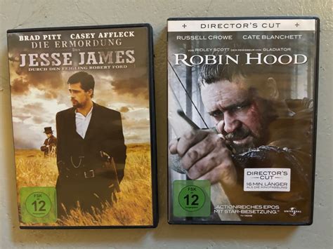 Brad Pitt And Russell Crowe Jesse James Und Robin Hood Gebraucht In