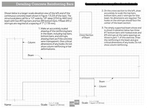 Solved 1 Shown Below Is A Larger Scale Elevation View Of The