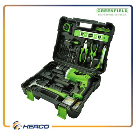Greenfield Impact Drill 600w Tool Kit 33 Pcs Tool Kit Lazada Ph